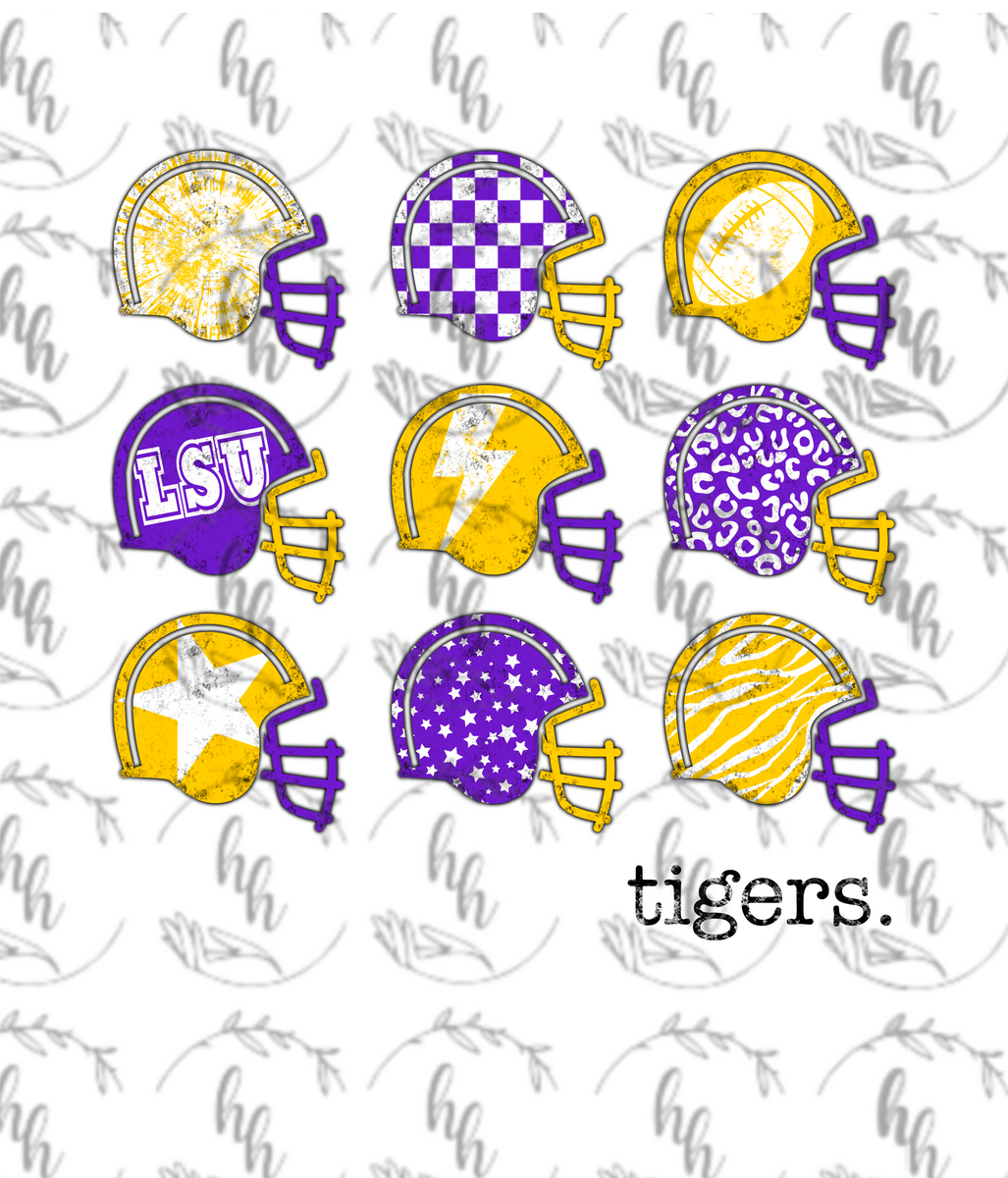 LSU Helmet PNG - Digital Download – HandmadeHelton