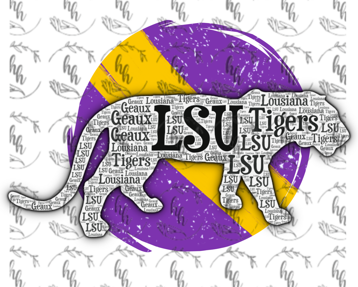 LSU Newspaper PNG - Digital Download – HandmadeHelton